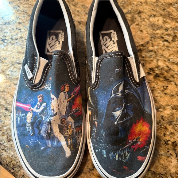 Vans | Shoes | Vans Star Wars A New Hope Slipon Shoes Black | Poshmark
